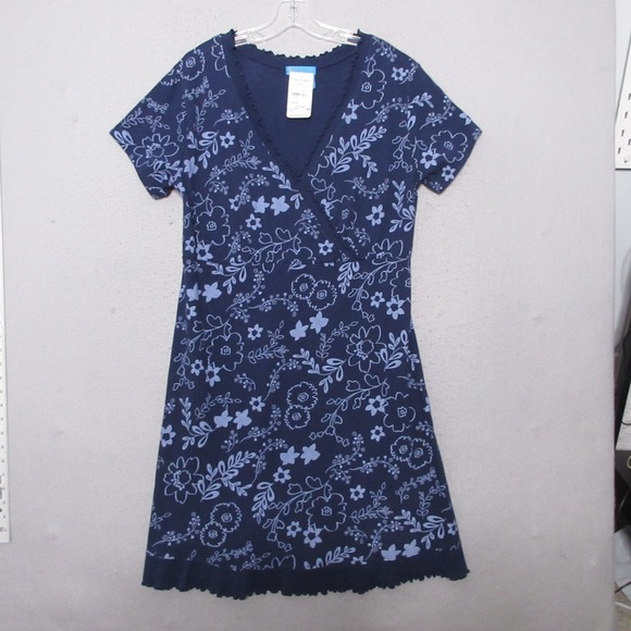fresh produce | Dresses | Fresh Produce Dress Large Blue Floral Ruffle ...